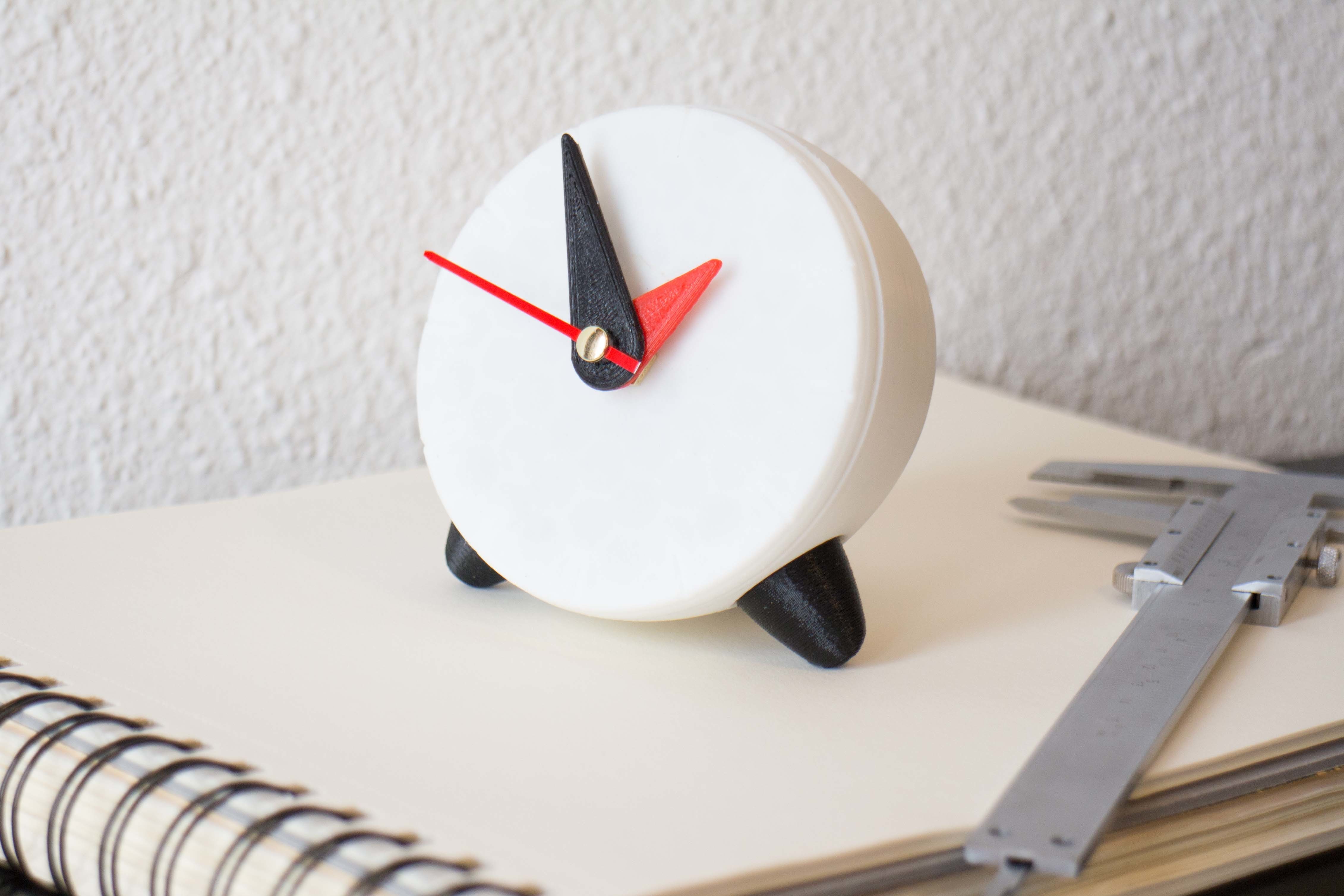 Free STL file Functional Desktop/Bedside Clock・3D printing template to ...