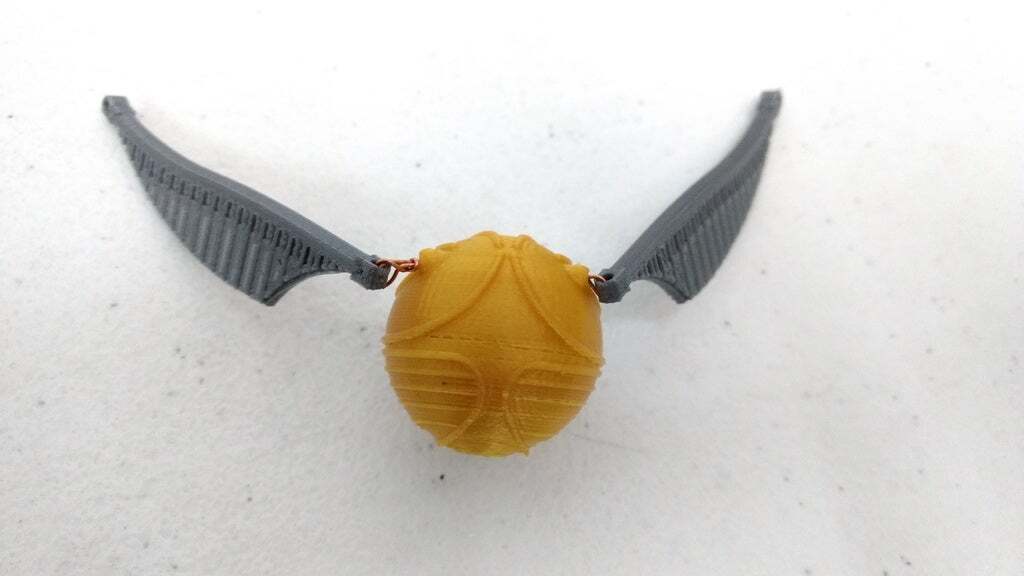 Free STL file Golden Snitch Pendant・3D print design to download・Cults