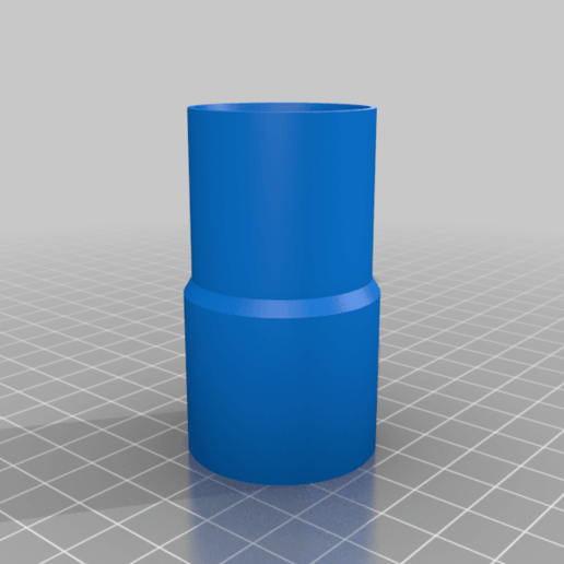 Download free STL file reducer fitting pvc pipe 28mm 31mm • Model to 3D ...
