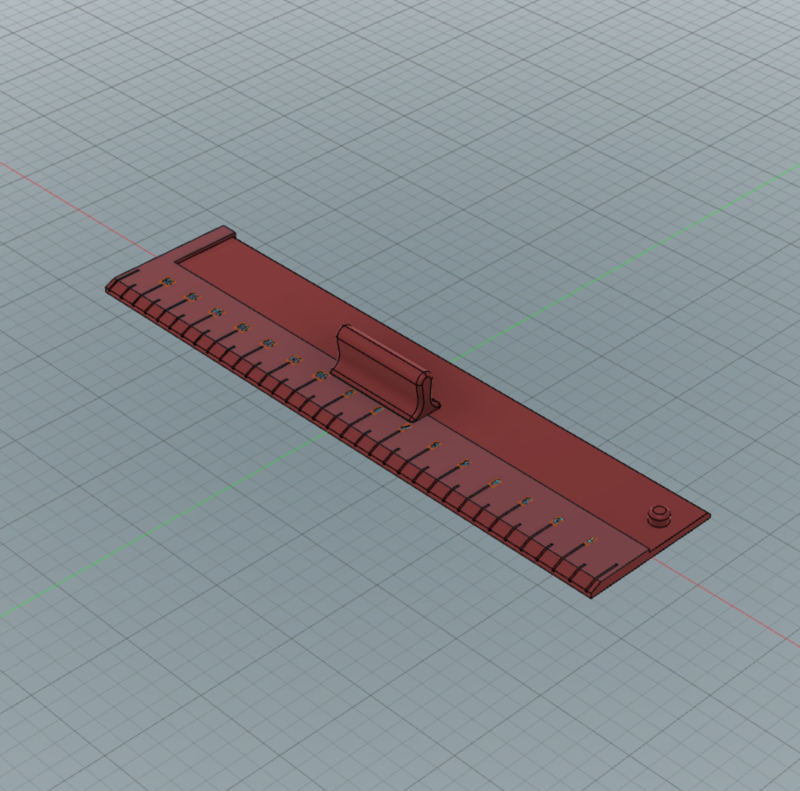 Télécharger fichier STL gratuit SUPPORT REGLE ACIER • Modèle pour ...