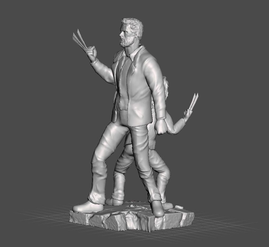 3D file LOGAN AND X23 INSPIRITED DIORAMA・3D printing idea to download・Cults