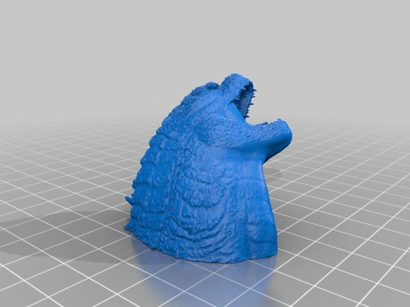 Free STL file GODZILLA HEAD 👹・3D printing template to download・Cults