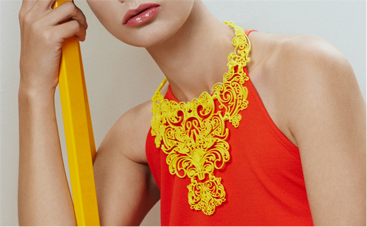 Free STL file Lace Statement Necklace・3D print design to download・Cults