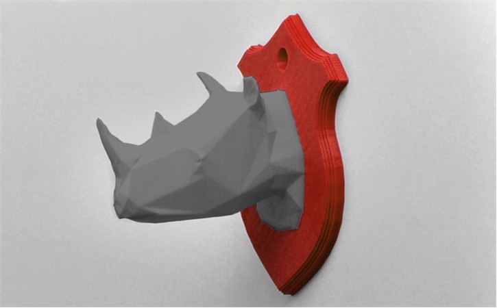 Free STL file Rhino Head 🦏・3D printable model to download・Cults