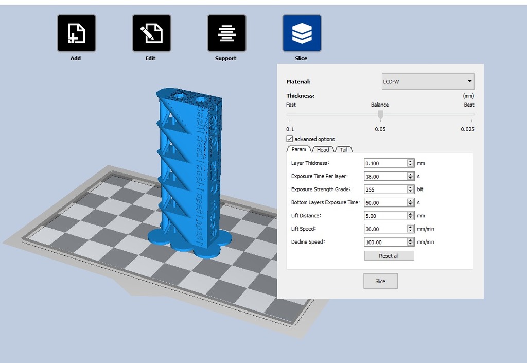Free 3D file Sparkmaker Resin Tower test v4・3D printing idea to ...