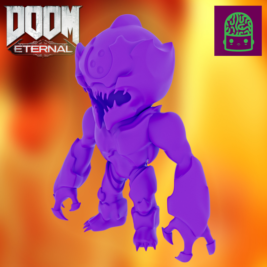 STL file DOOM ETERNAL PROWLER COLLECTIBLE FIGURINE HIGH RES CUSTOM ...