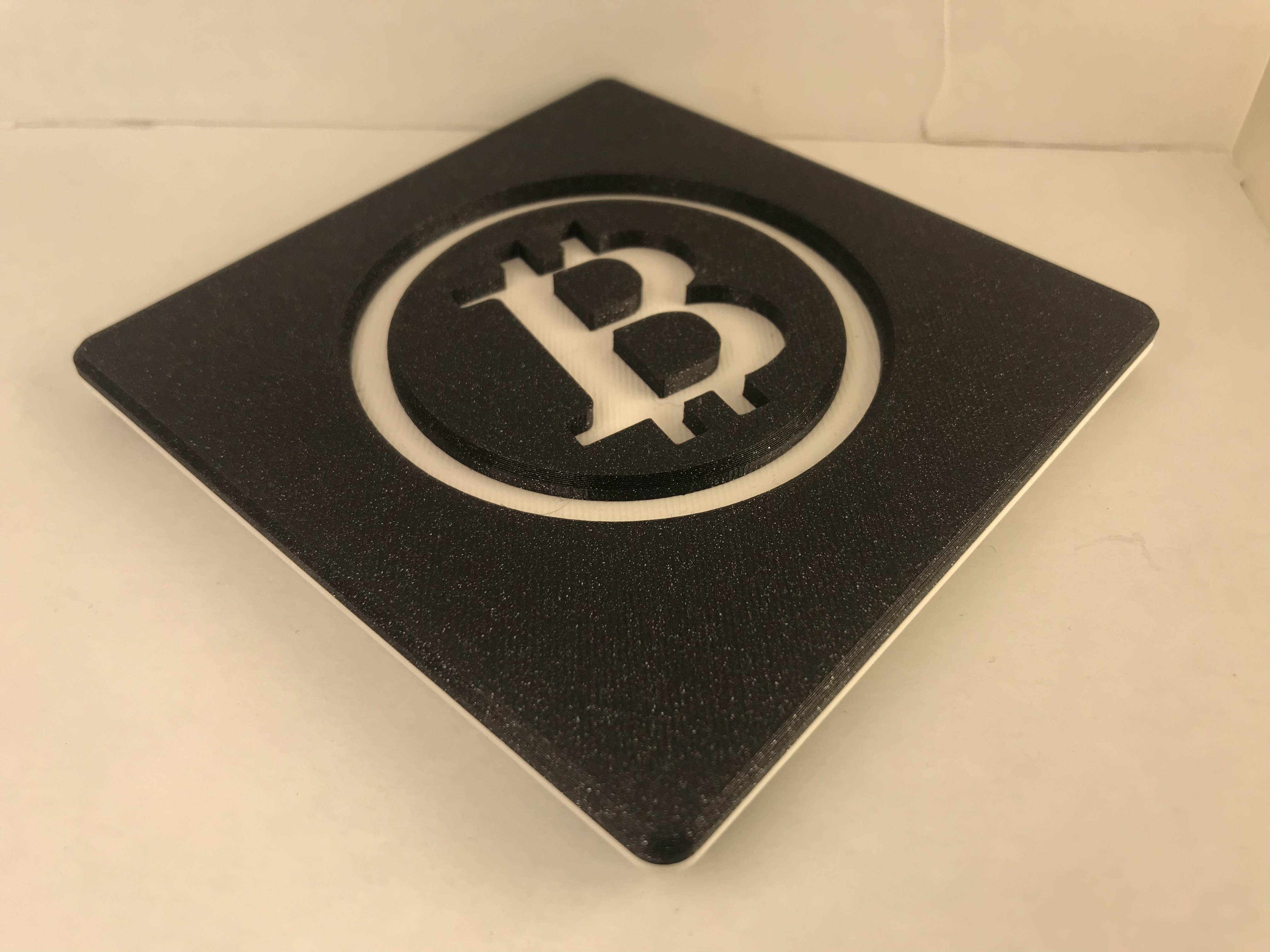STL file Bitcoin_Coaster・3D printer design to download・Cults