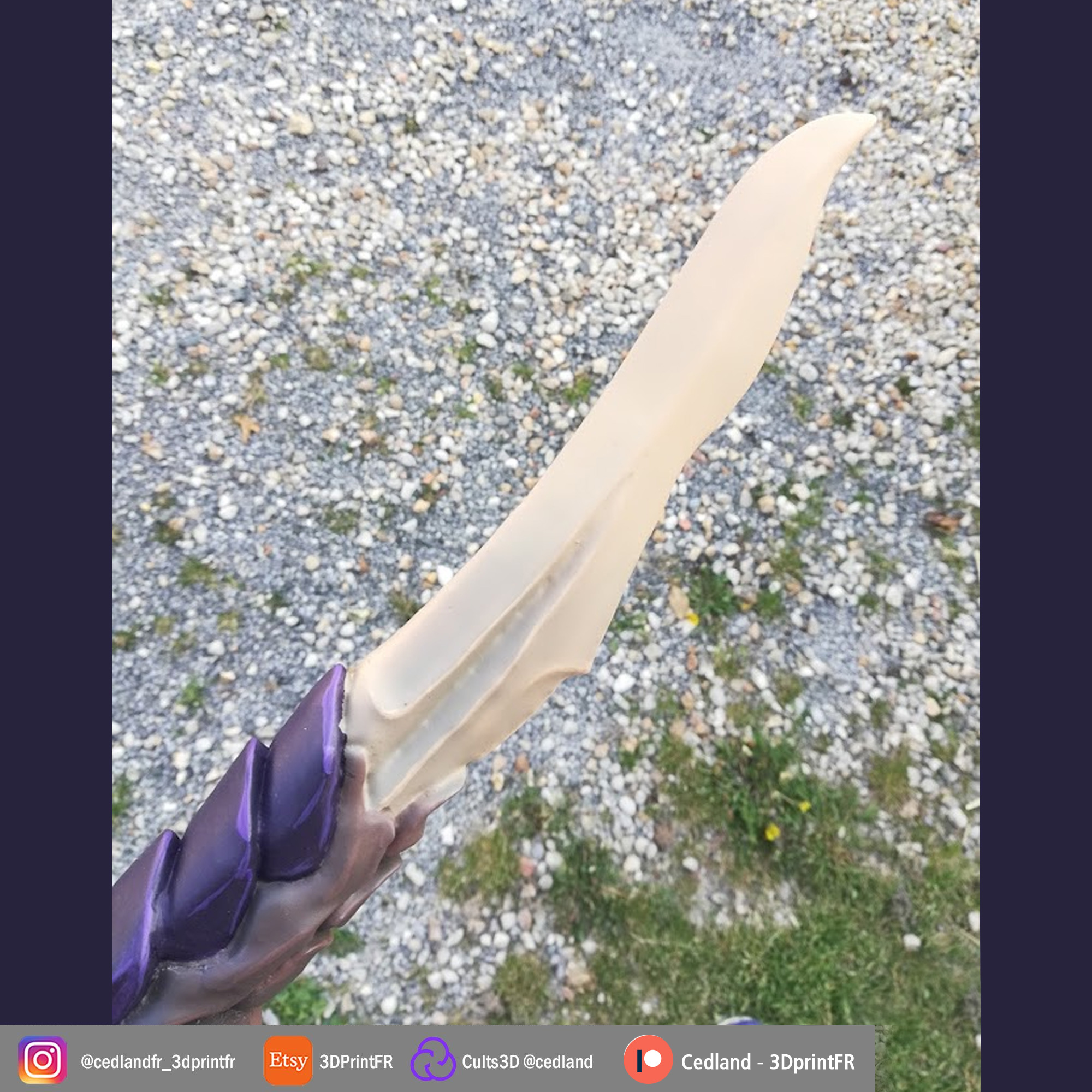 Файл STL Valorant Elder Flame Dagger 🔥・Дизайн 3D-печати для загрузки3D ...