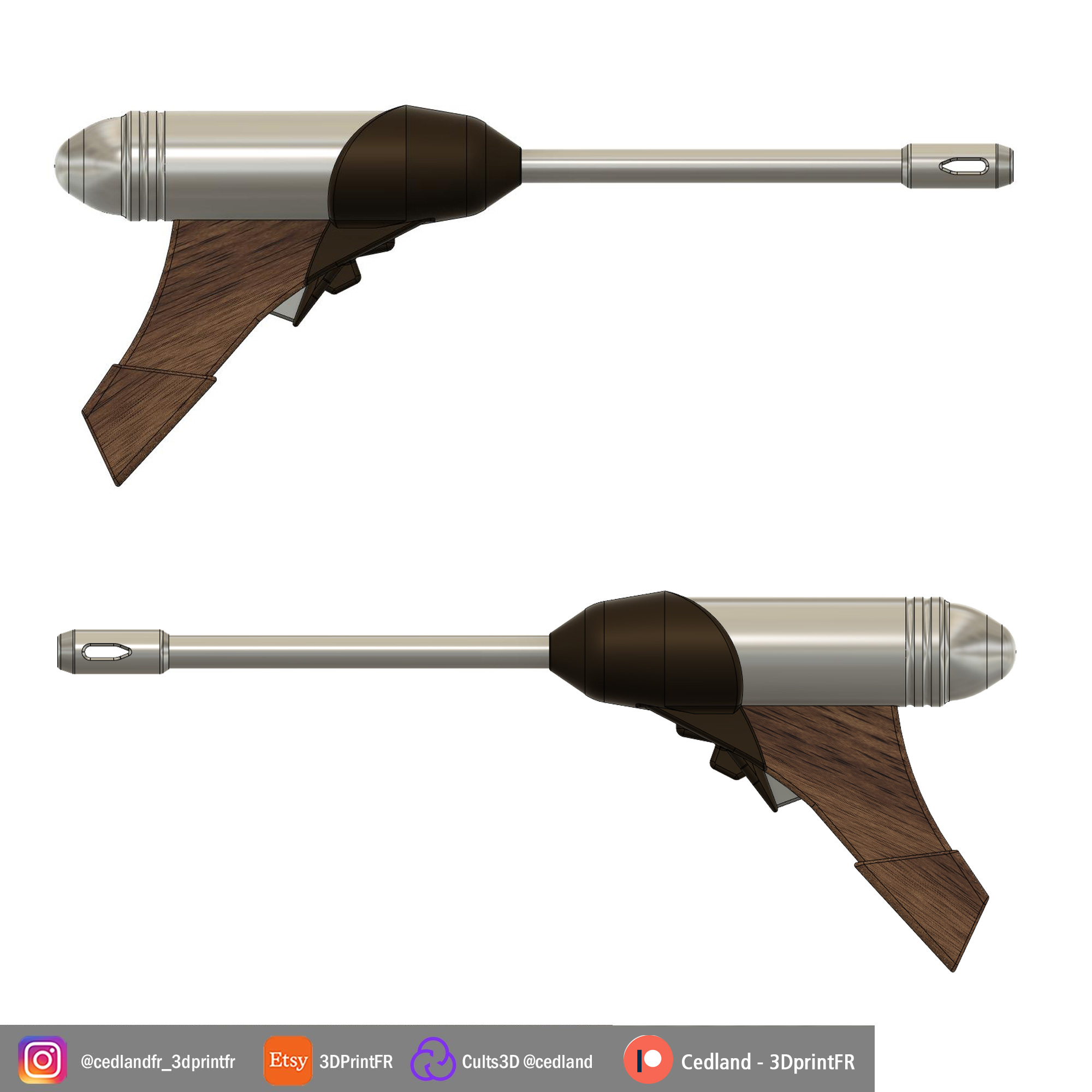 STL file STARWARS ELG-3A BLASTER 1:1 FANART PROP・3D printable model to ...