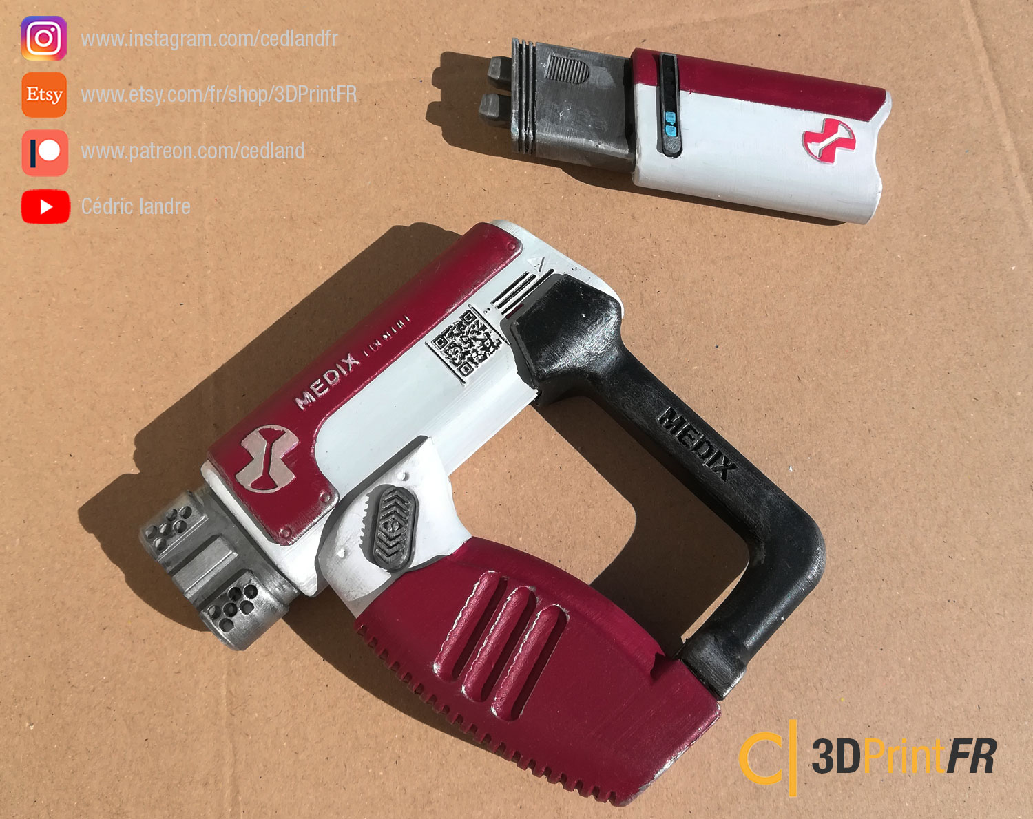 3D file Syringe Medix Apex Legends Replica 1:1 Fan Art prop 💉・Design to ...