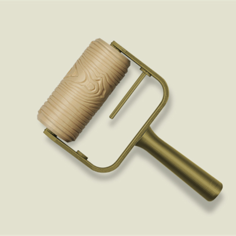 Download free STL file Wood Grain Paint Roller • Template to 3D print ...