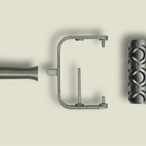 Download free 3D printing designs Fish Scales Paint Roller ・ Cults