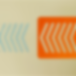 Download free 3D printer designs Chevron Stencil ・ Cults