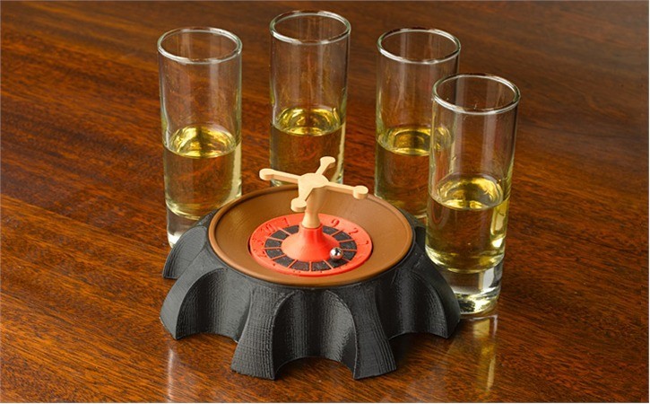 Free STL file Tabletop Shot Roulette 🎲・3D printer design to download・Cults