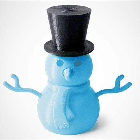 Download free STL file Build-A-Snowman • 3D print template ・ Cults