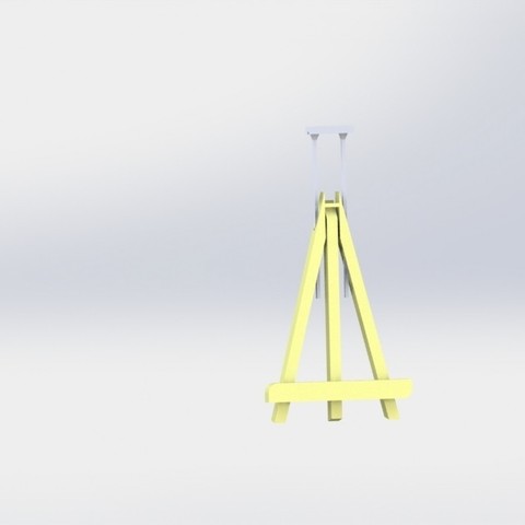 Download free STL file Easel photo or sketch with locking • 3D ...