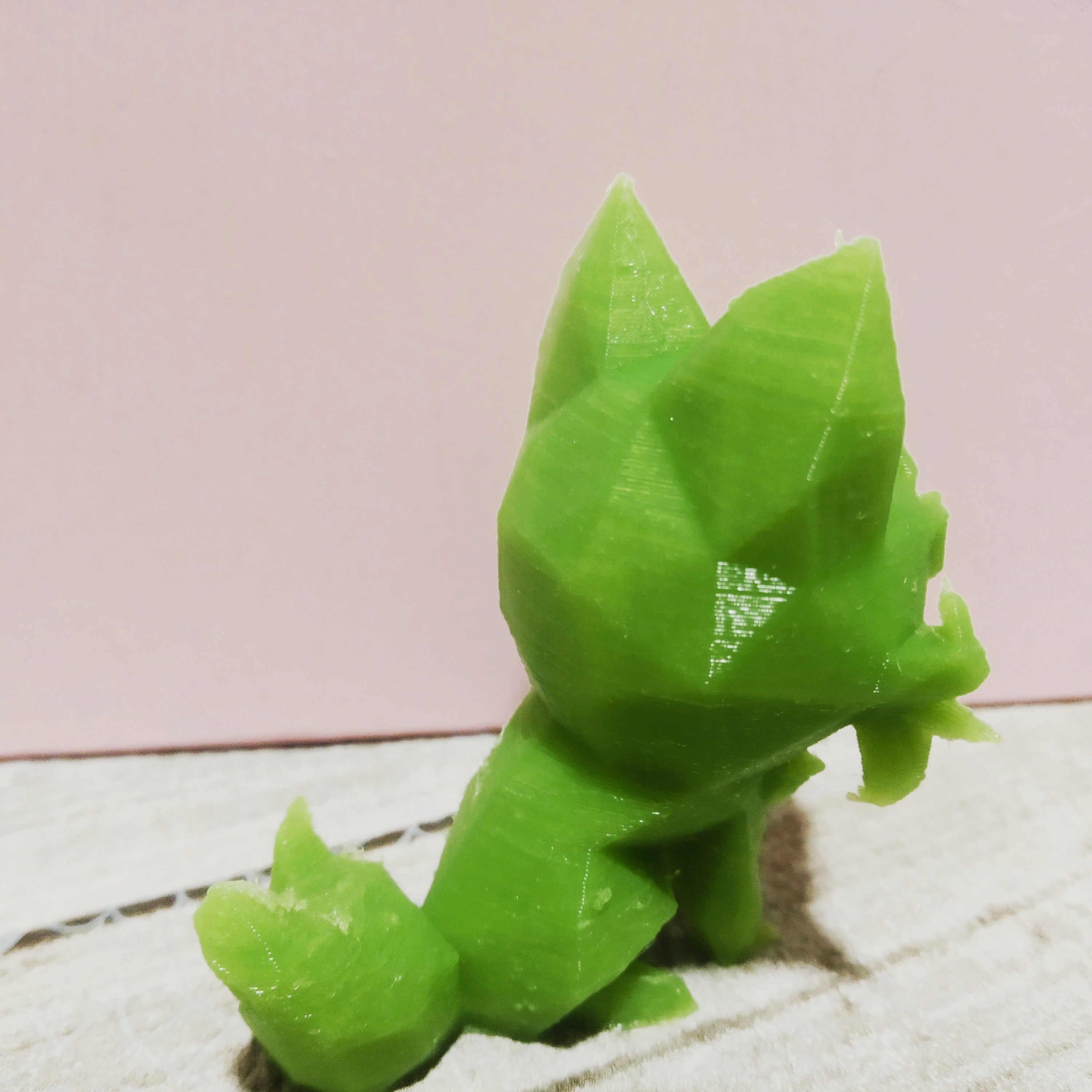 STL file Sprigatito Low Poly 🐉・Model to download and 3D print・Cults