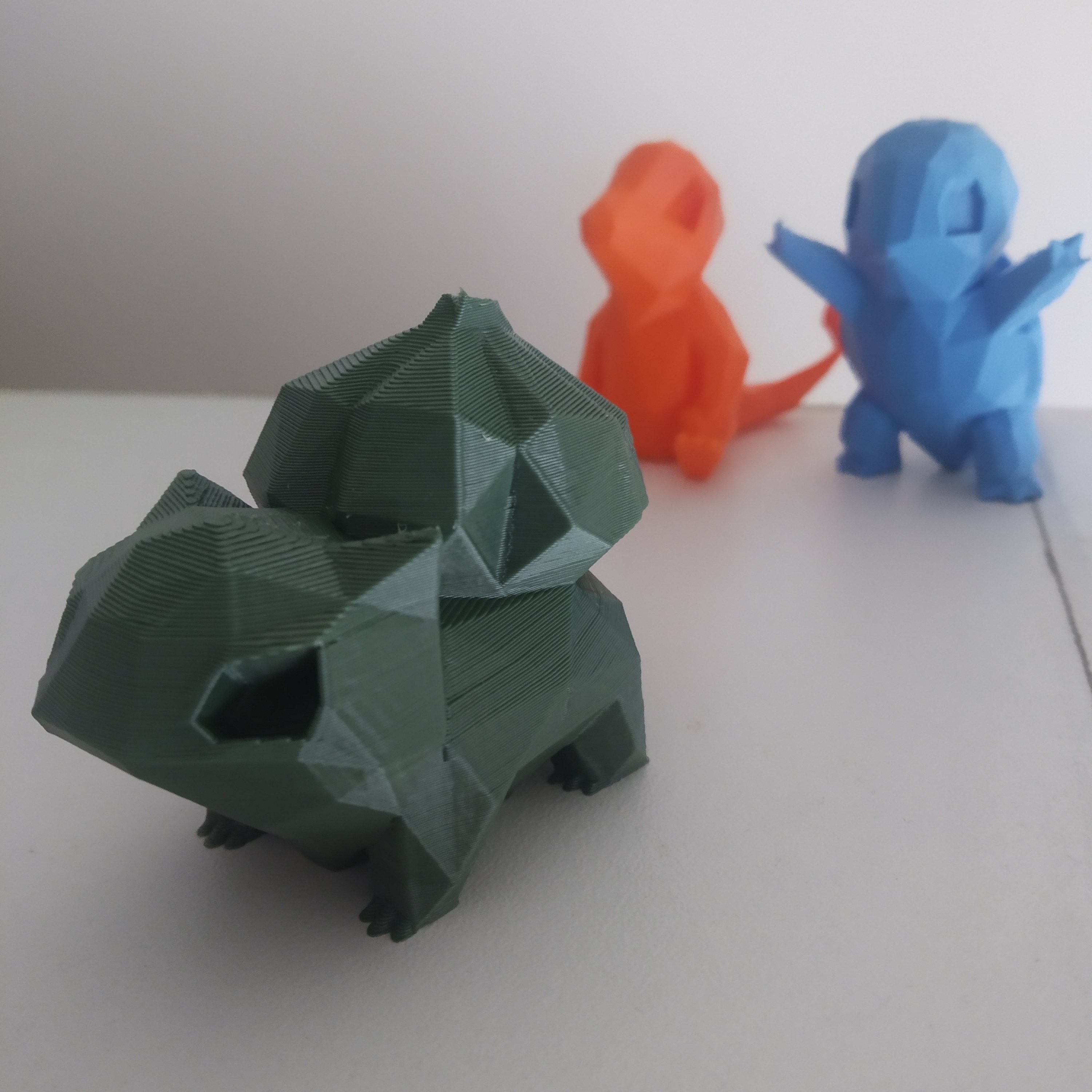 STL file Bulbasaur Low Poly・3D printable design to download・Cults