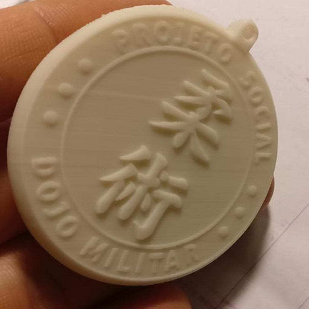 Free STL file Dojo Militar Keychain v1 (Jiu-Jitsu)・3D printable model ...