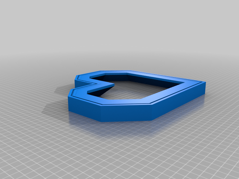 Free STL file Lowpoly Heart Picture Frame 💜・3D printer design to ...