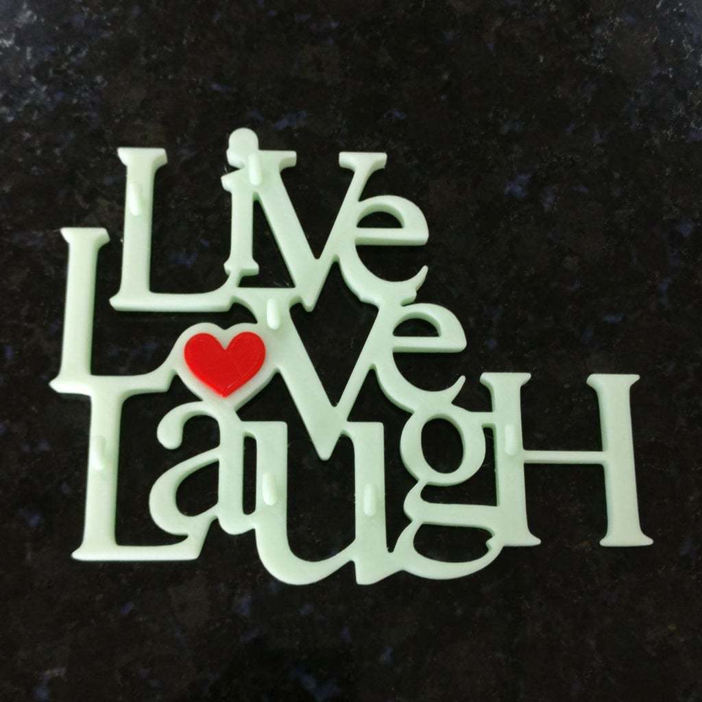 STL file Live Love Laugh wall mount ️‍🔥・Template to download and 3D ...