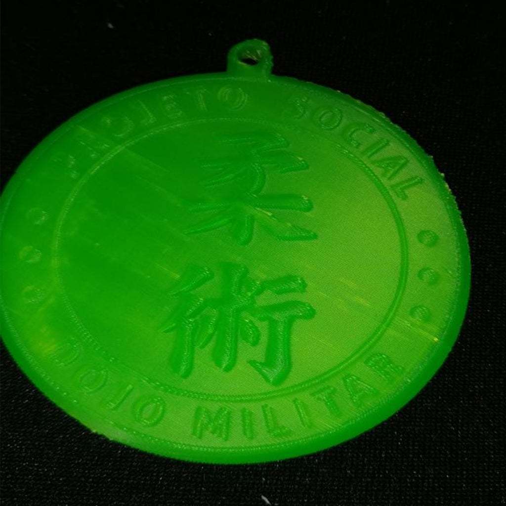 Free STL file Dojo Militar Keychain v1 (Jiu-Jitsu)・3D printable model ...