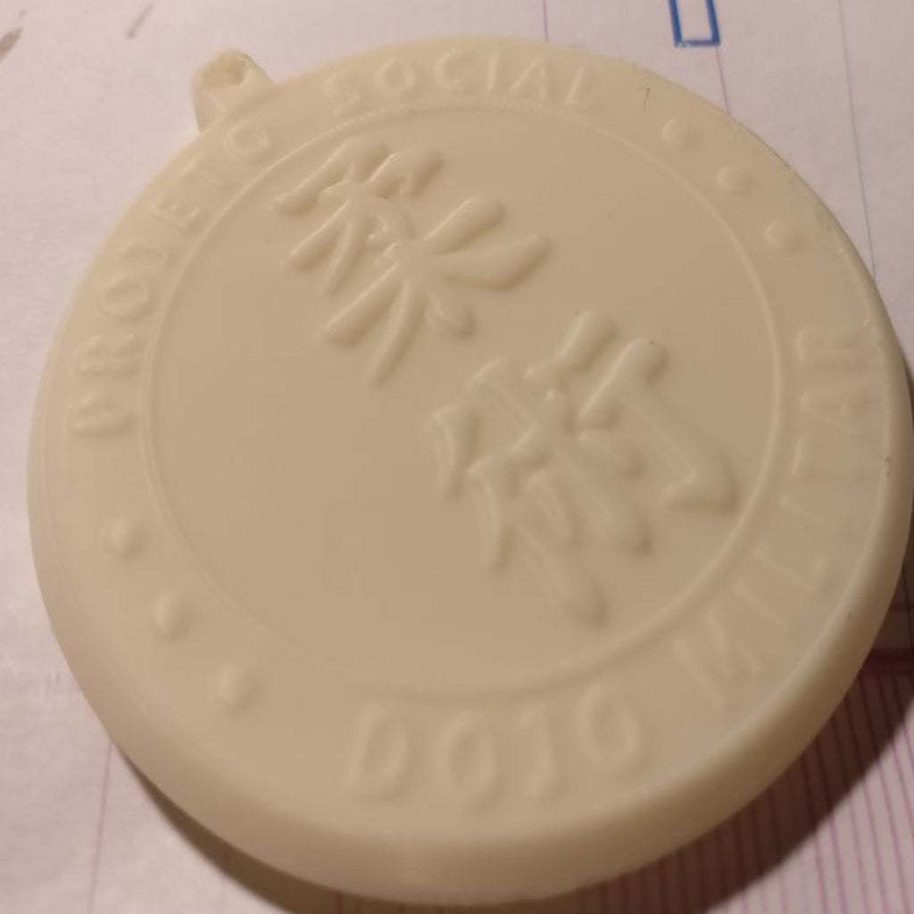 Free STL file Dojo Militar Keychain v1 (Jiu-Jitsu)・3D printable model ...