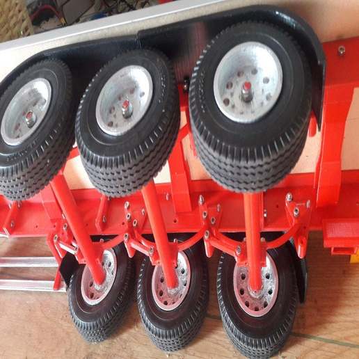 Download free 3D printer model rc TRAILER TRUCK 1/14 ・ Cults
