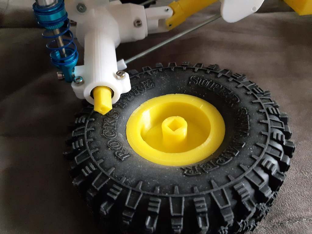 Free STL file M35A2 rear rim for 1.9 tyres・3D print design to download ...