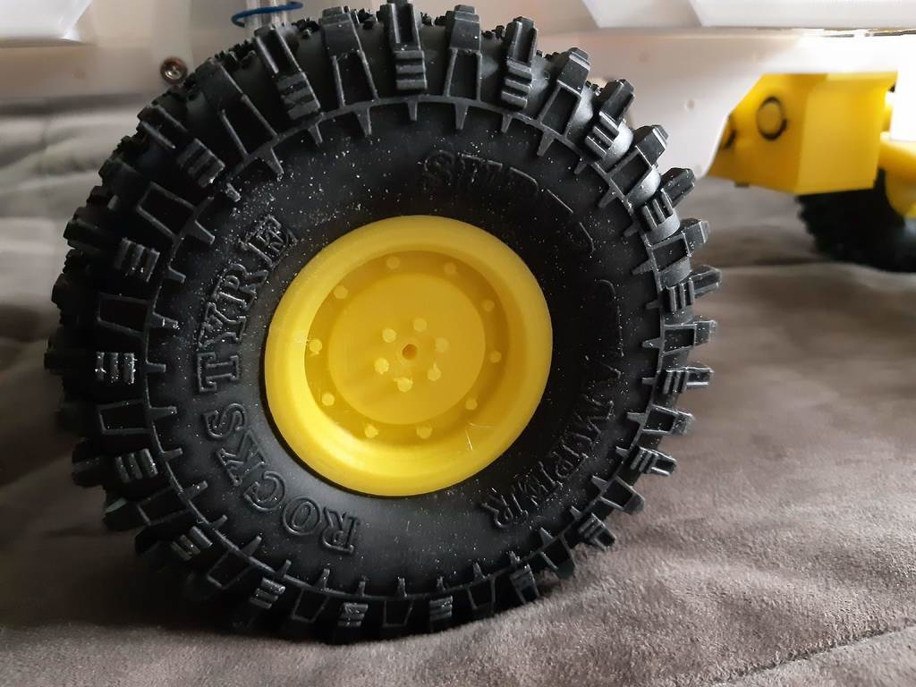 Free STL file M35A2 rear rim for 1.9 tyres・3D print design to download ...