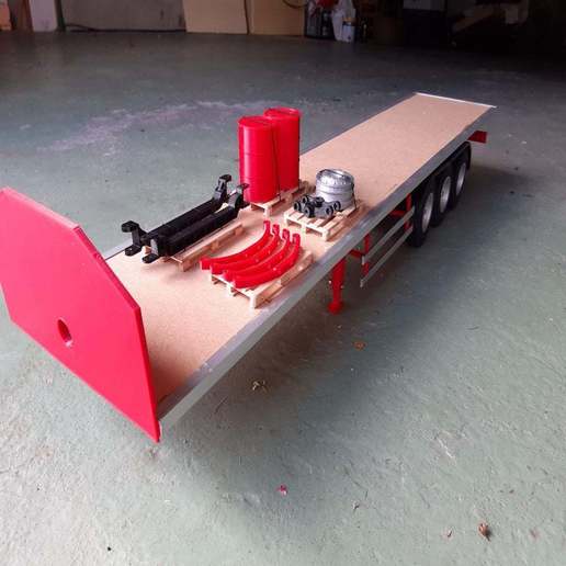 Download free 3D printer model rc TRAILER TRUCK 1/14 ・ Cults