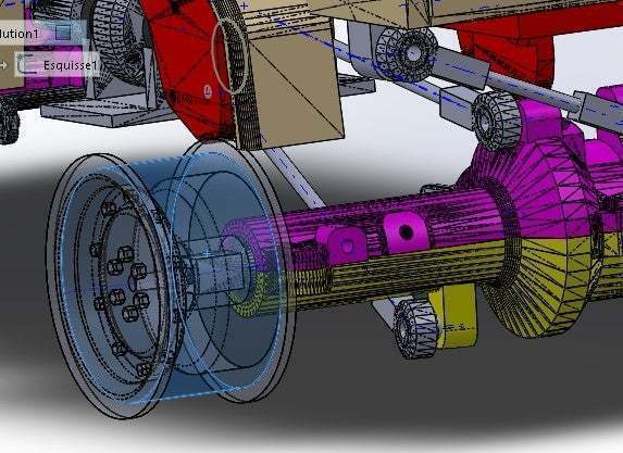 Free STL file M35A2 rear rim for 1.9 tyres・3D print design to download ...