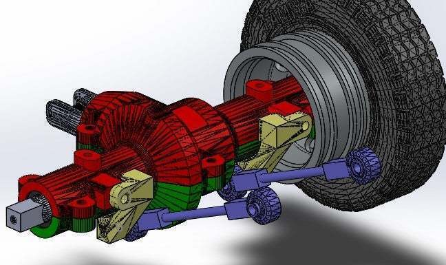 Free STL file rc truck 1/14 FH rear axle 🚚・3D printer design to ...