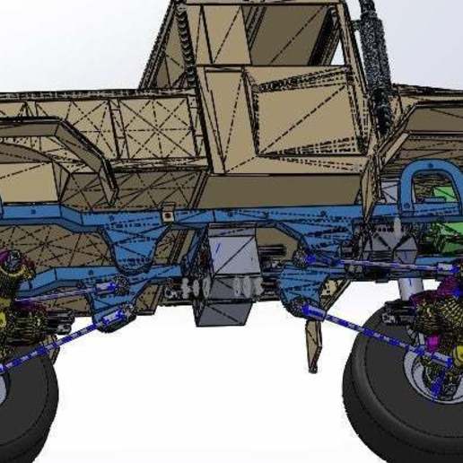 Download free 3D printer designs M35A2 Frame ・ Cults