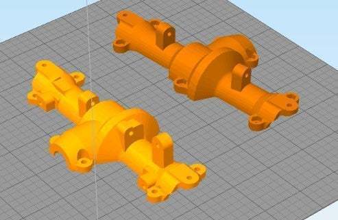 Бесплатный STL файл M35A2 front axle housing・Дизайн 3D-принтера для ...