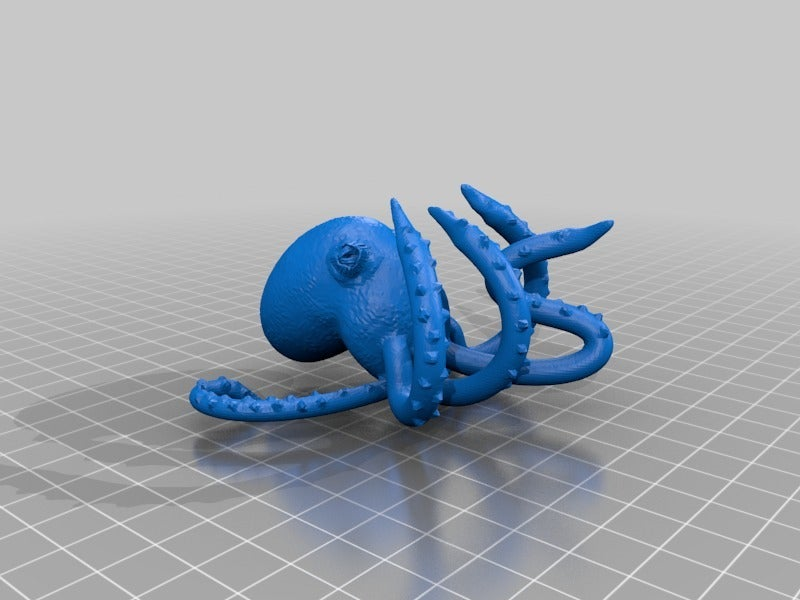Free STL file business card holder Octopus style・3D print design to ...