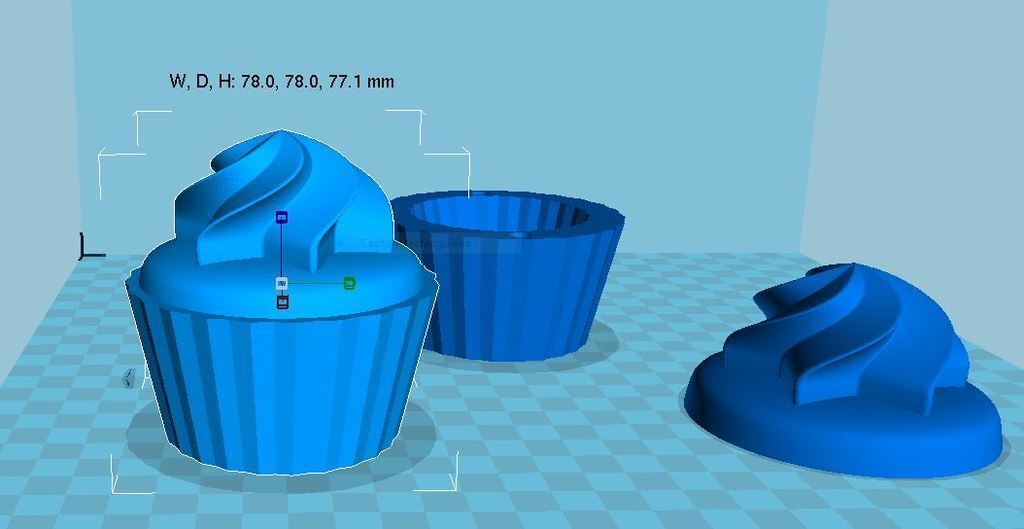 Free STL file cupcake box・3D printing model to download・Cults