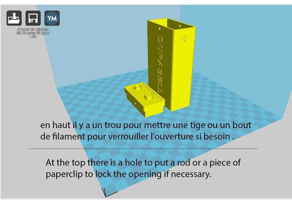 Free STL file container storage battery style・3D print model to ...