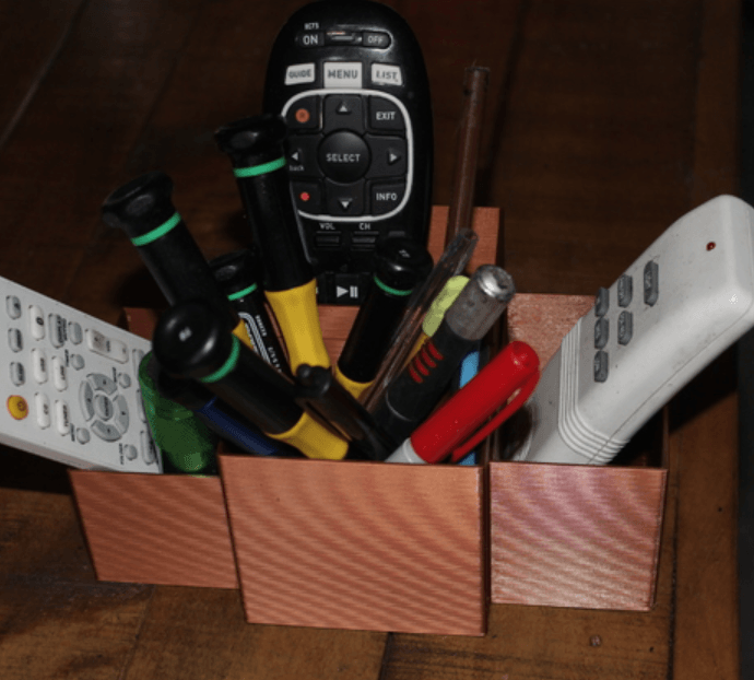 Download free STL file Remote Holder - Tabletop • Template to 3D print ...