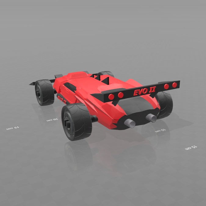 Free STL file Concept car EVO II M・3D printer model to download・Cults