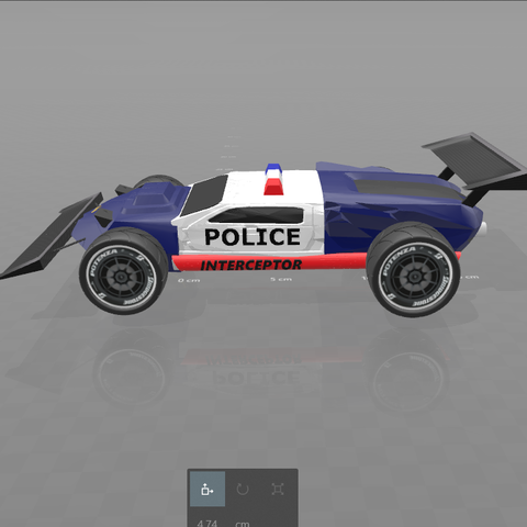 Download free STL file concept car "police interceptor" ・ Cults