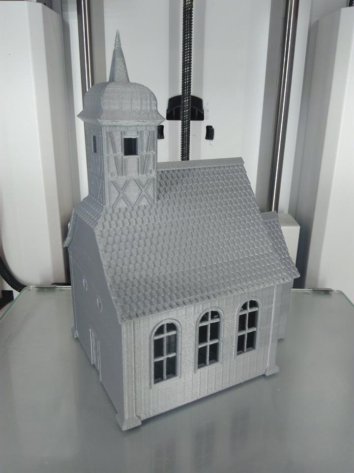 STL file Small Church・3D print design to download・Cults
