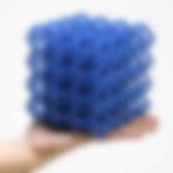Download free STL file ProFab Lattice Cube ・ Cults