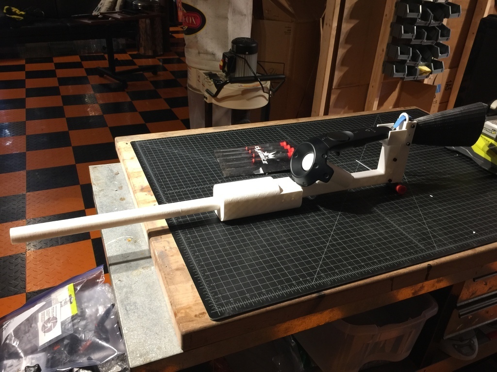 Free 3D file HTC Vive Clazer VR clay simulator Shotgun Holder・Design to ...