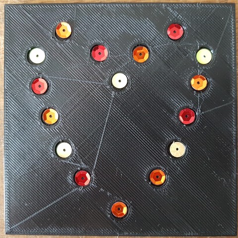 Download free 3D printing files Sequin plate, fine motor skills, pinch ...