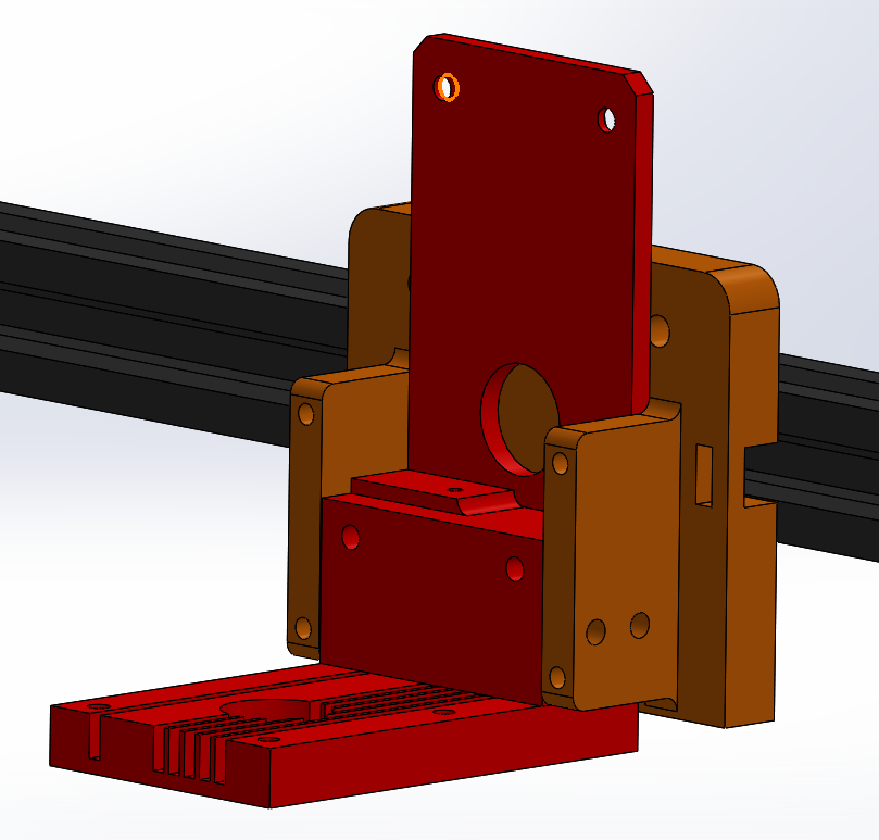 Free 3D file WANHAO DUPLICATOR D9 400 x axis extruder plate・3D print ...