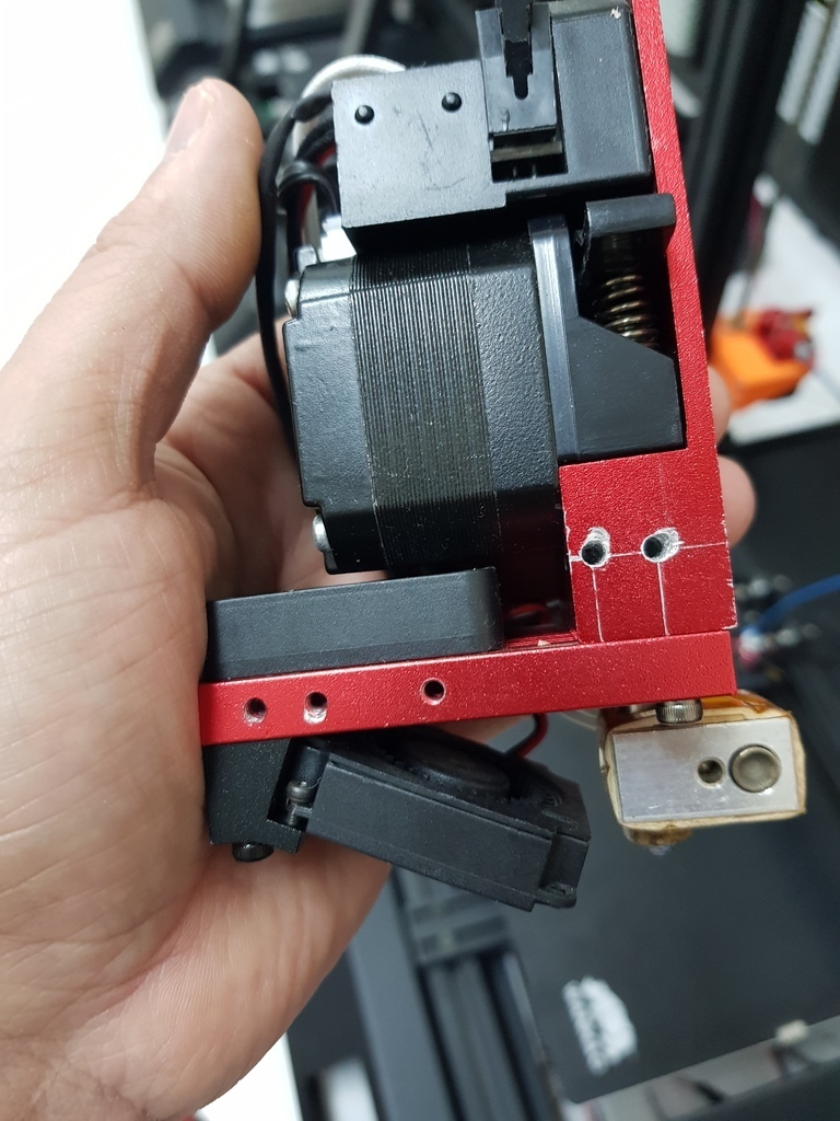 Free 3D file WANHAO DUPLICATOR D9 400 x axis extruder plate・3D print ...