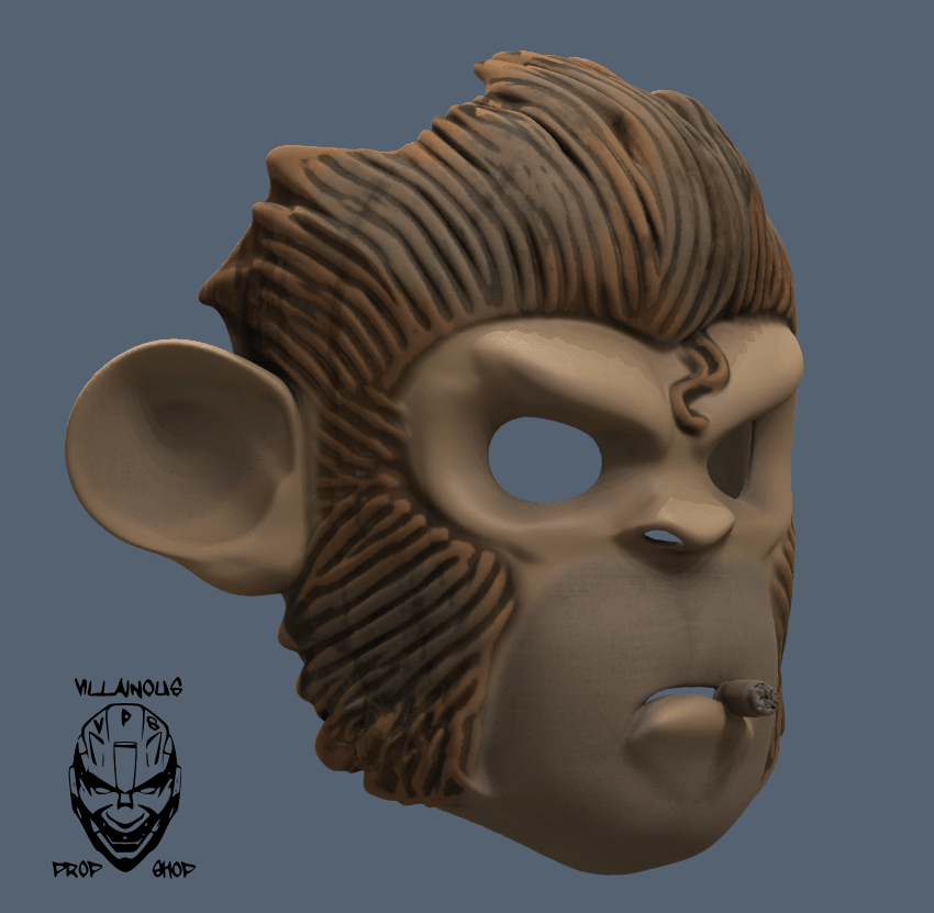 Archivo OBJ Mono Espacial / Máscara Pogo・Objeto imprimible en 3D para ...