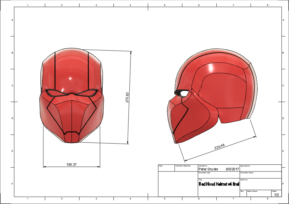 Red Hood Helmet Template Printable Word Searches