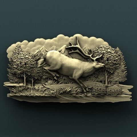 Download free STL file Deer • Model to 3D print ・ Cults